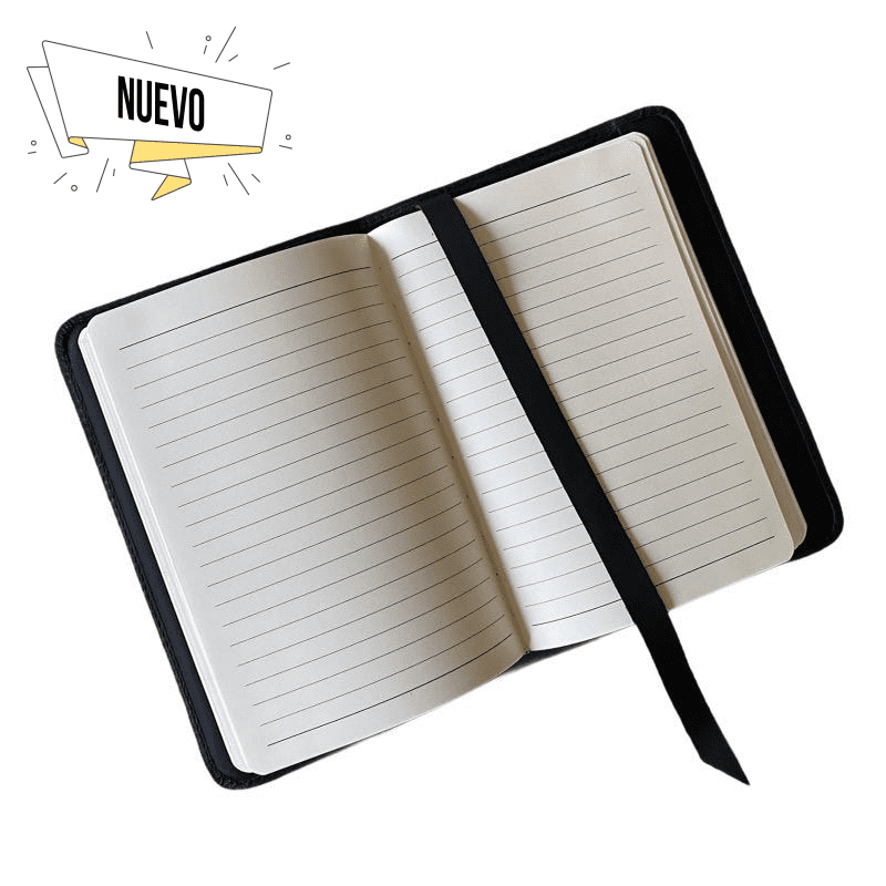 Forro en piel para libreta tipo Moleskine Clásico - Perré hecho a mano